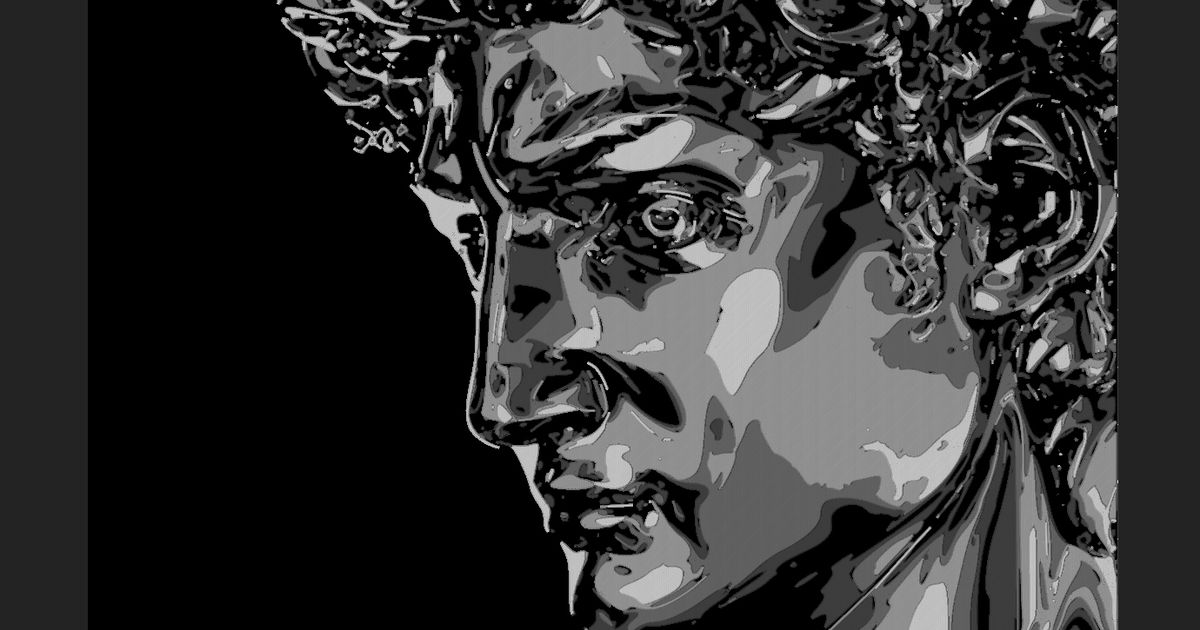 David of Michelangelo 5 Colors by Triple G Workshop | Download free STL ...