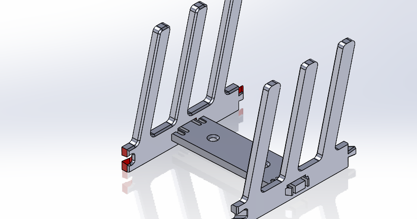 Overengineered plate rack - half size by Rishabh Garikiparithi ...