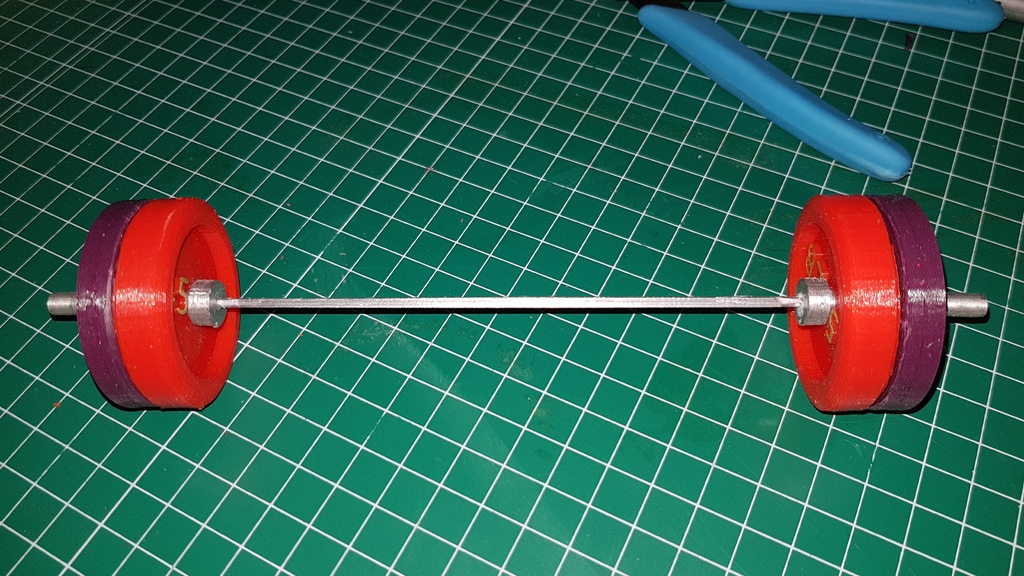 Wheightlifting barbell by Zero | Download free STL model | Printables.com