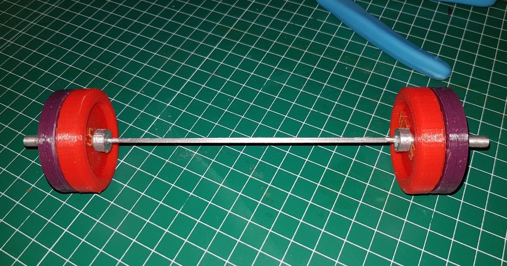 Wheightlifting barbell by Zero | Download free STL model | Printables.com