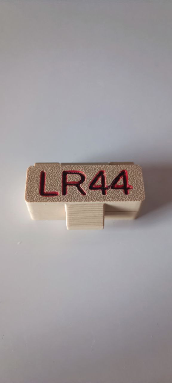 Print-in-Place LR44 battery case by Giorgio Miglia | Download free STL ...