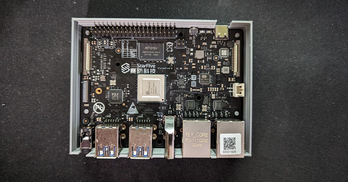 VisionFive 2 Snap-Together Case w/ 2.5mm posts by JackT | Download free ...