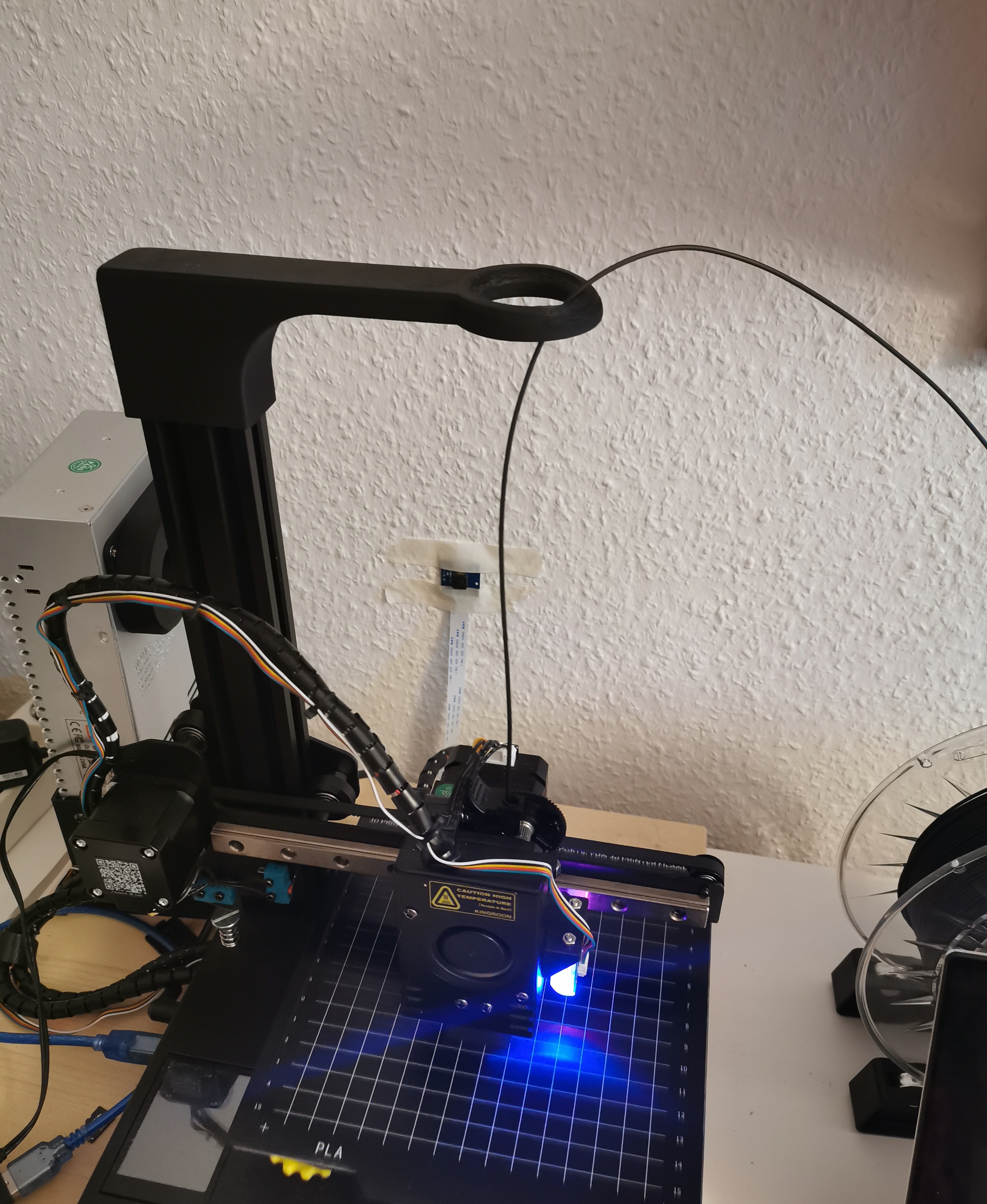 Kingroon KP3S filament feeder by rallef80 | Download free STL model | Printables.com