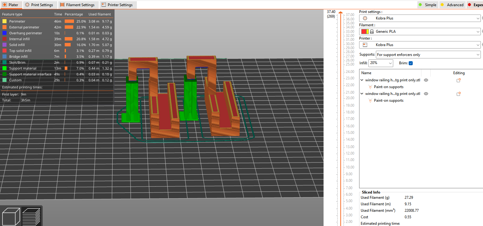 Window Rail Hook by imageman365 | Download free STL model | Printables.com