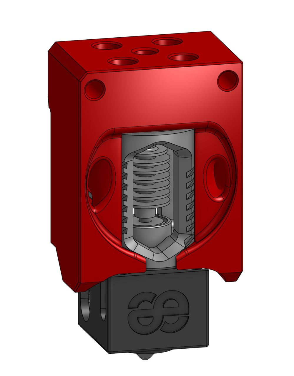 Improved Mini Stealthburner Hotend Dragon Mount for Voron 0.2 by Danila ...