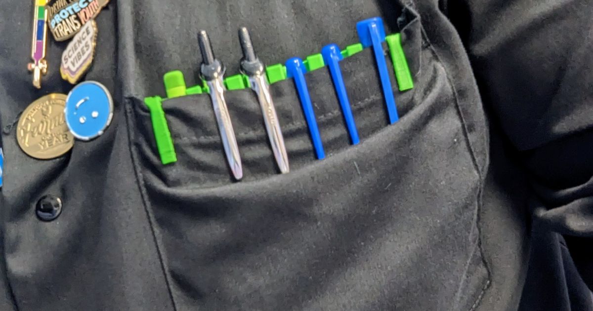 Lab Coat Pen Organizer by KC Ortiz | Download free STL model ...