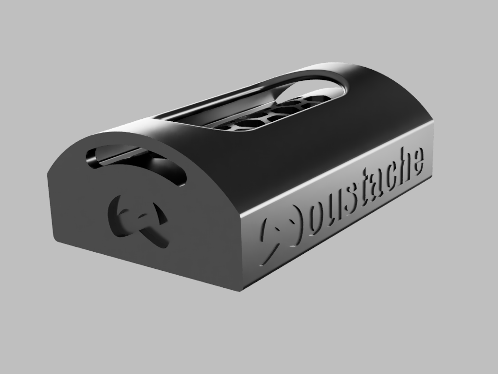 Moustache safety razor cap by CedMTL | Download free STL model ...