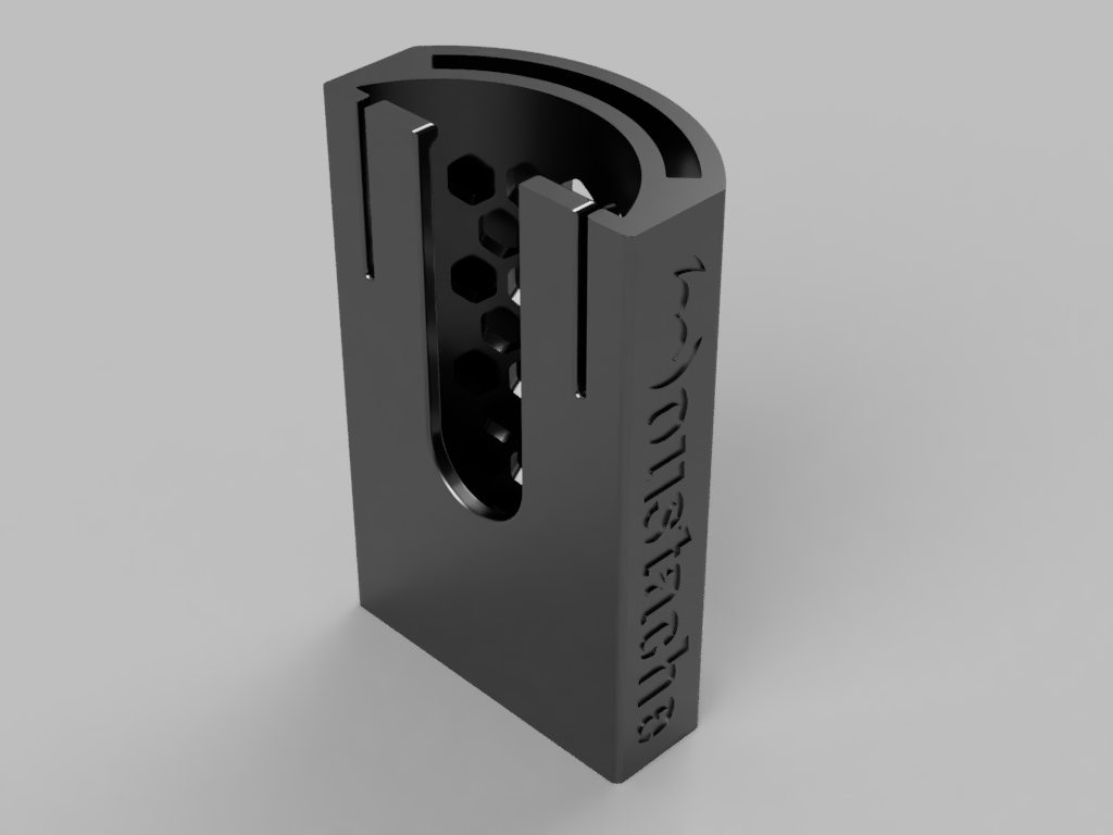 Moustache safety razor cap by CedMTL | Download free STL model ...