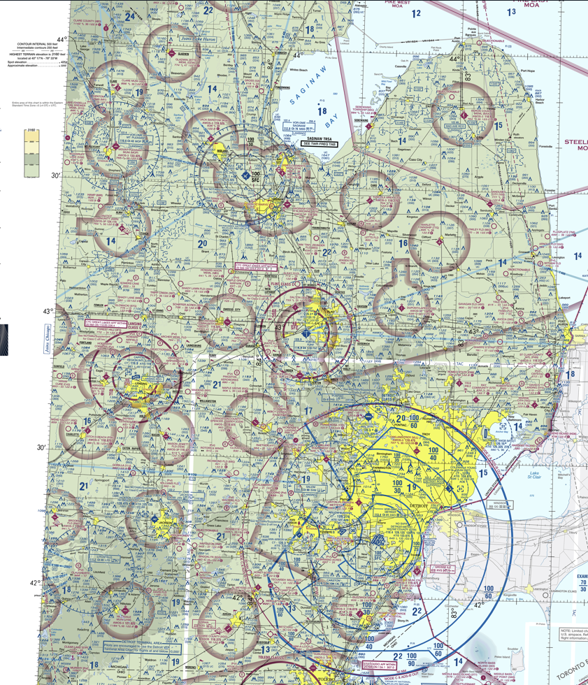 KDTW Terminal Area 3D Airspace by Nicholas Tupper | Download free STL ...