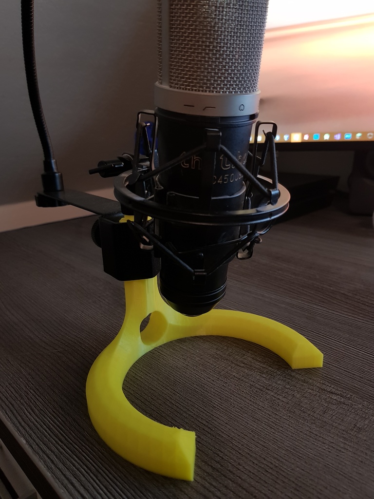 Microphone Stand with 5/8" thread - larger hole by BuilderPiggie ...