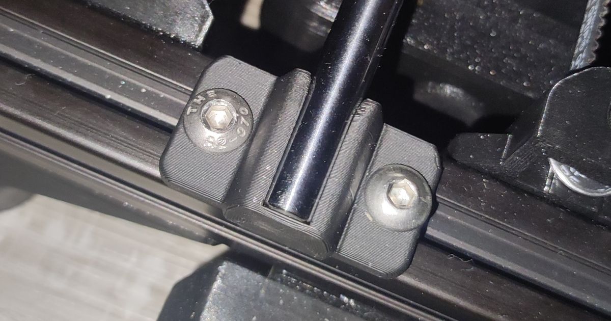 Y-Rod mount for 2020 extrusions by Vincent Nagler | Download free STL ...