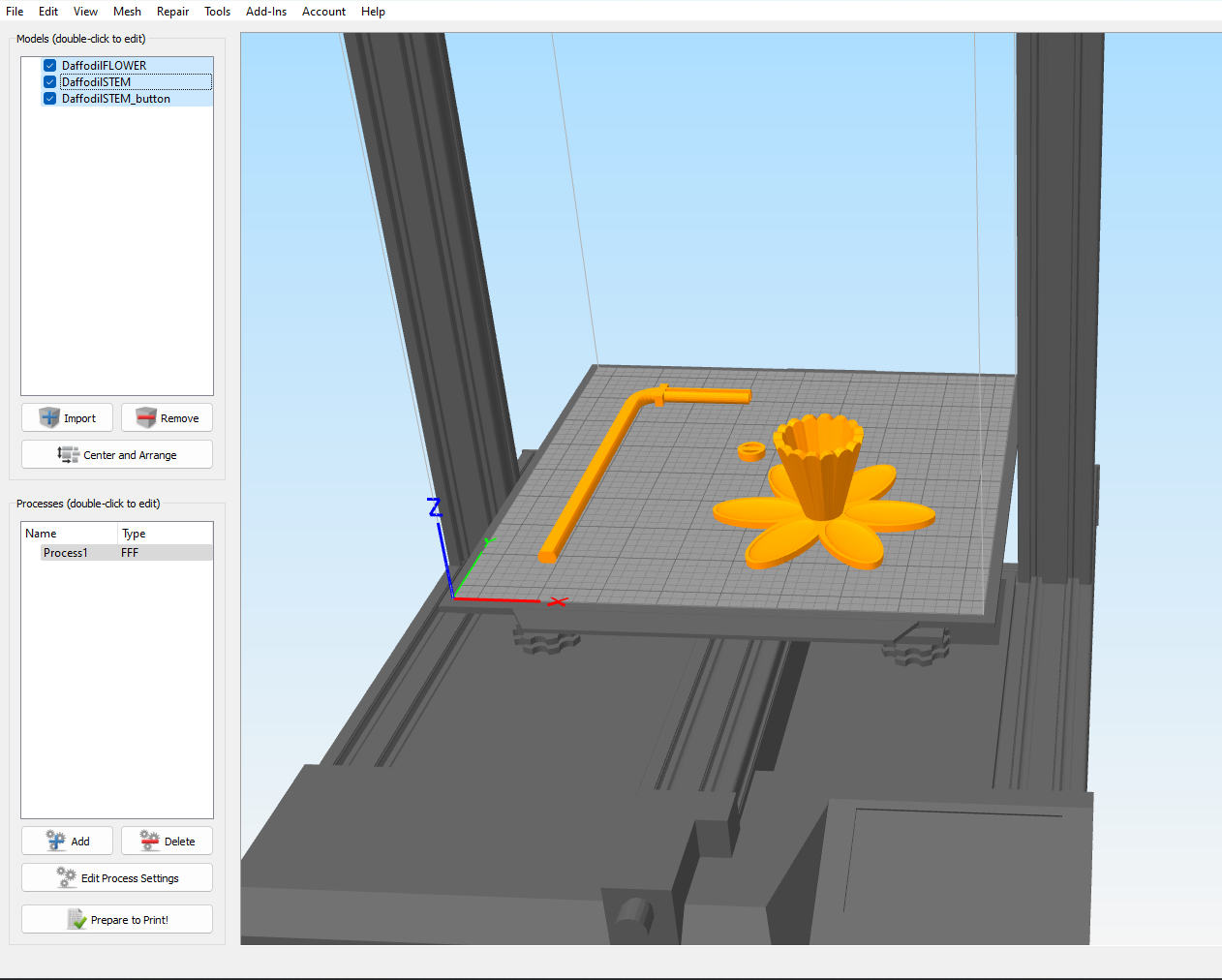 Daffodil by Salamander_UK | Download free STL model | Printables.com