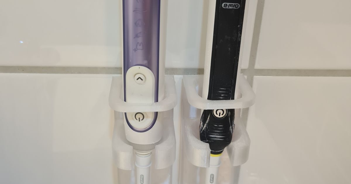 Electric Toothbrush Holder by FarfarsPung | Download free STL model ...