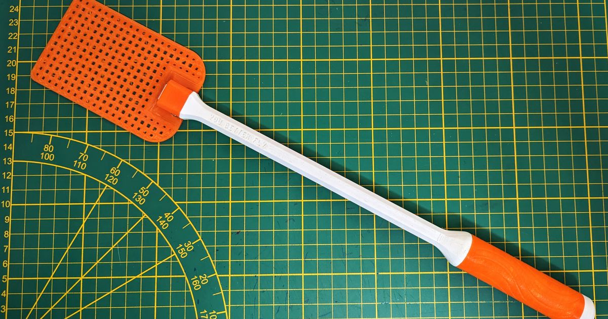 fly swatter 'You Better Fly' by pasq | Download free STL model ...