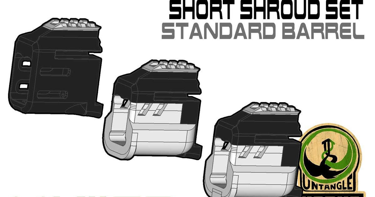 FGC-9MKIISD fixed low rail set for the short shrouds by UntangleWORKS ...