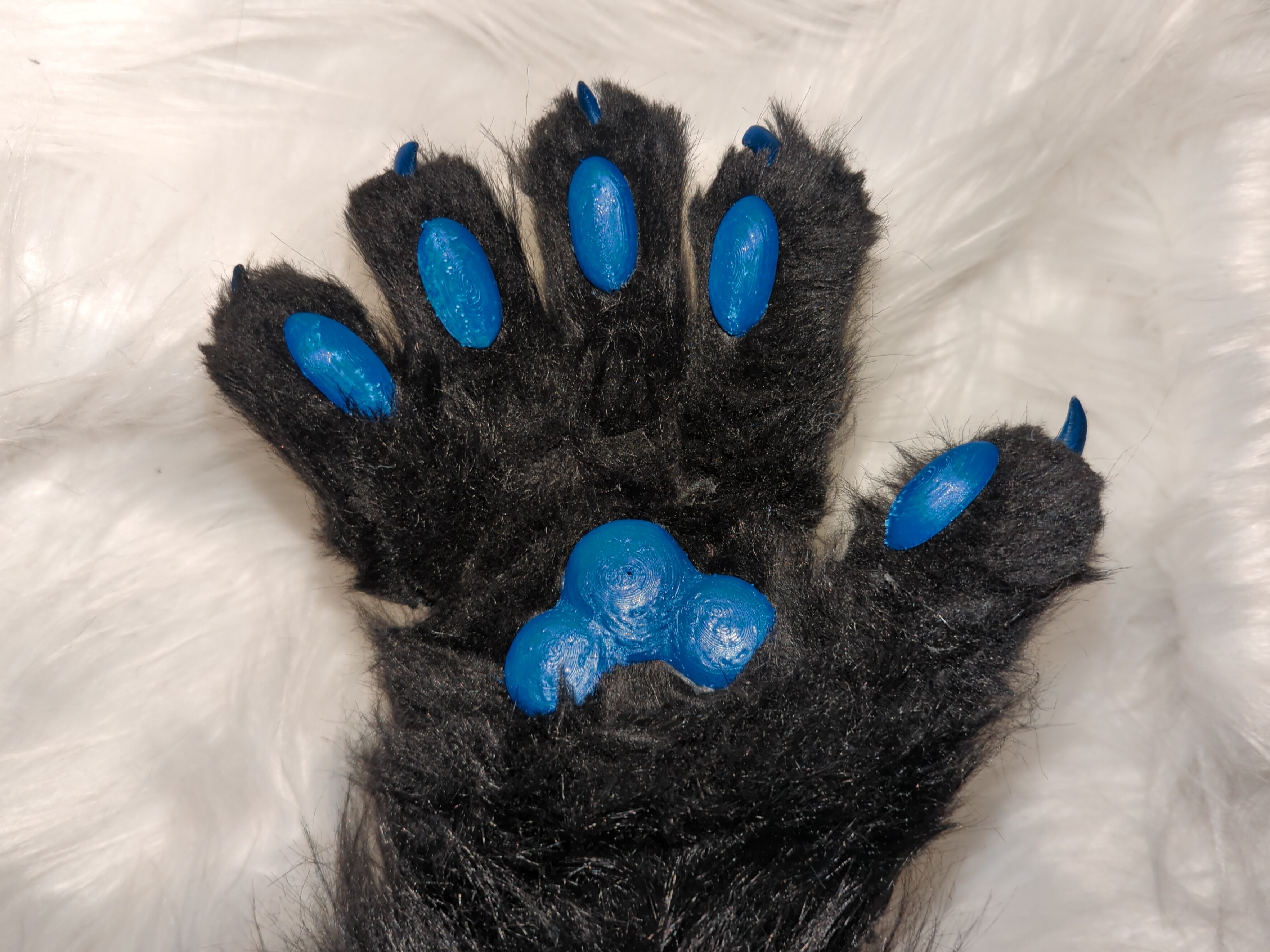 Furry hand paw by FuzzyRaptor | Download free STL model | Printables.com