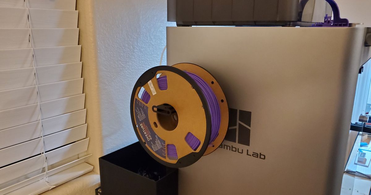 Side Mount Spool Holder Adapter for Bambu Lab X1/P1P von Roland ...