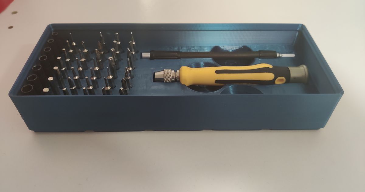 Precision Screwdriver Gridfinity Box by Colonel Panic | Download free ...