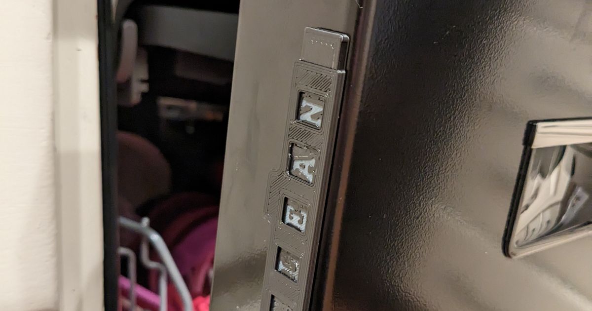 Dishwasher Dirty/Clean thin low profile sign by jdanders | Download ...