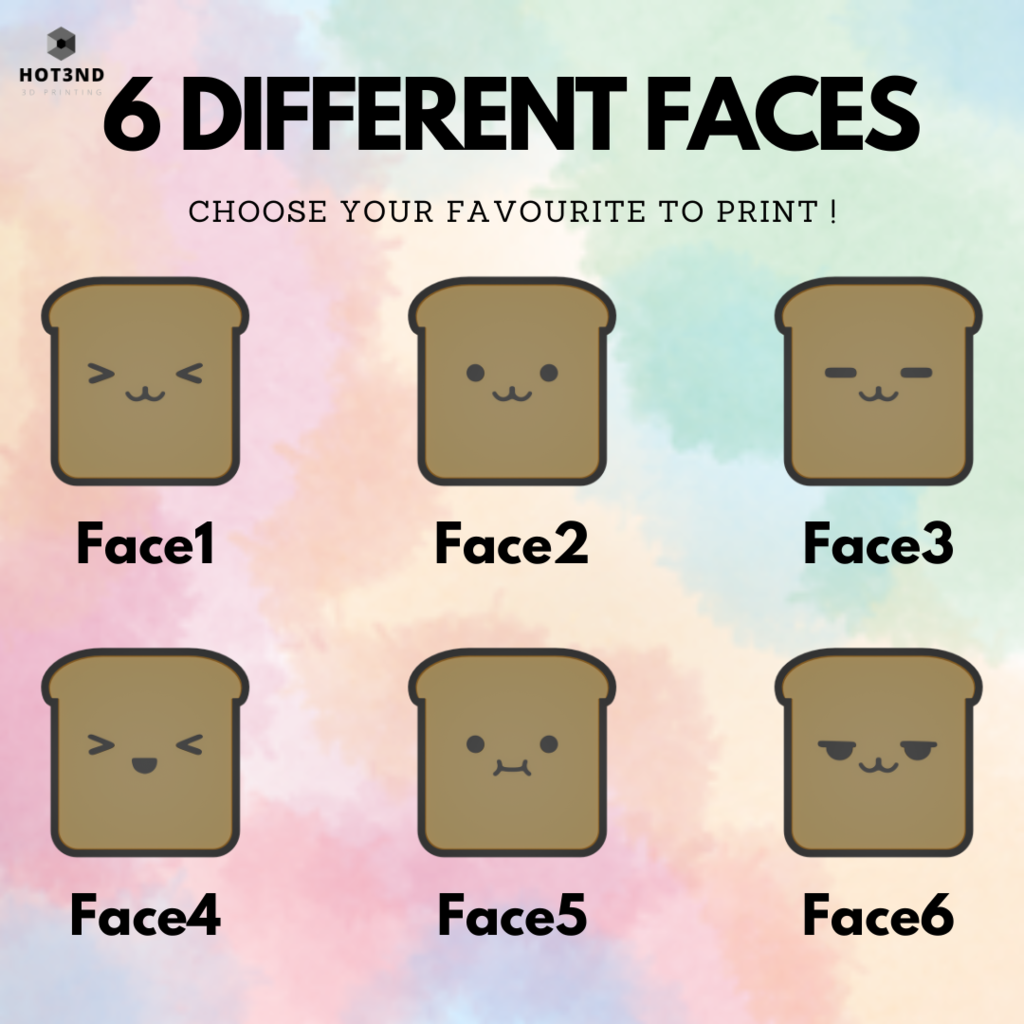 Cute Toast Box by Hot3nd | Download free STL model | Printables.com