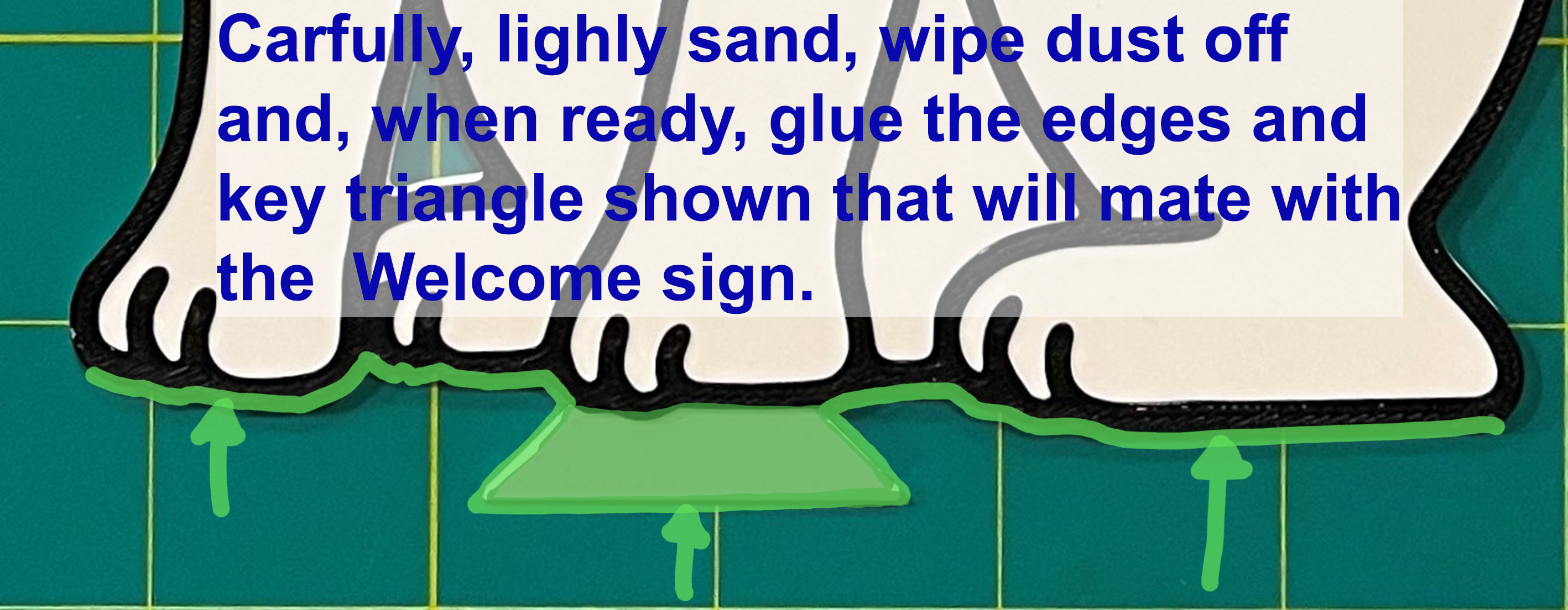 "Casper" door welcome sign by Ozzy The Artist | Printables Store