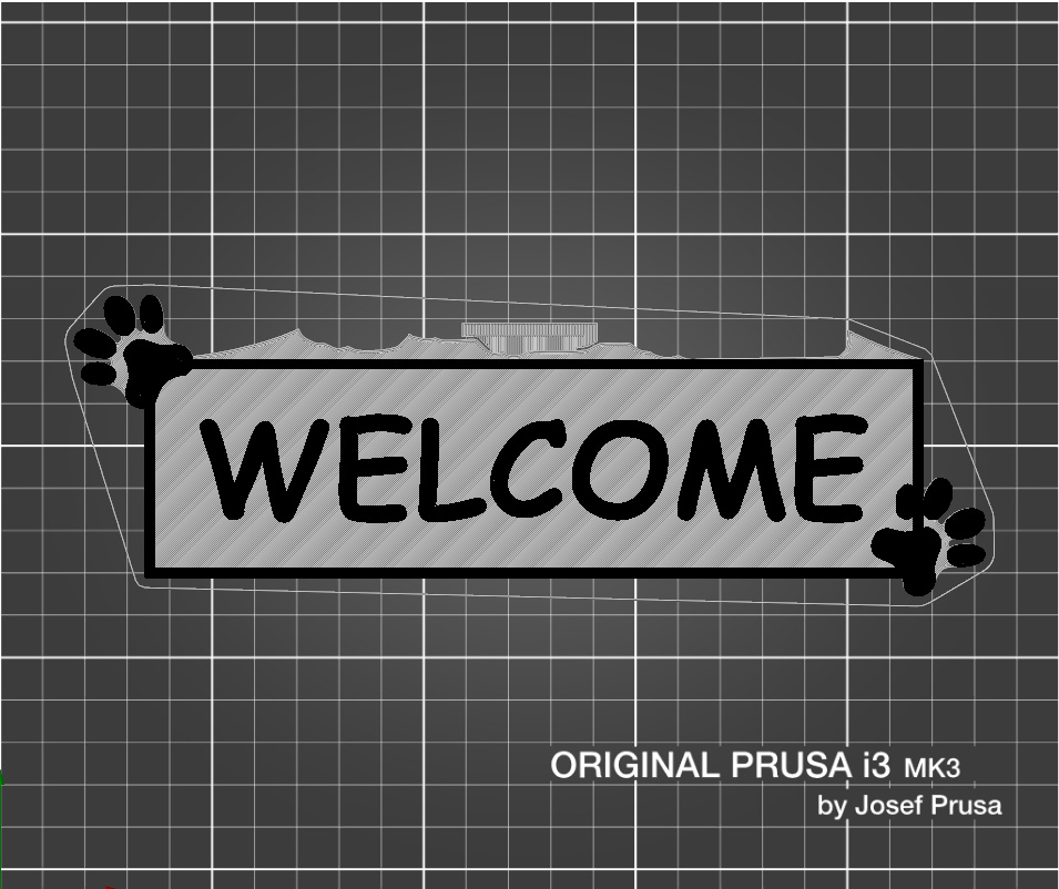 "Casper" door welcome sign by Ozzy The Artist | Printables Store