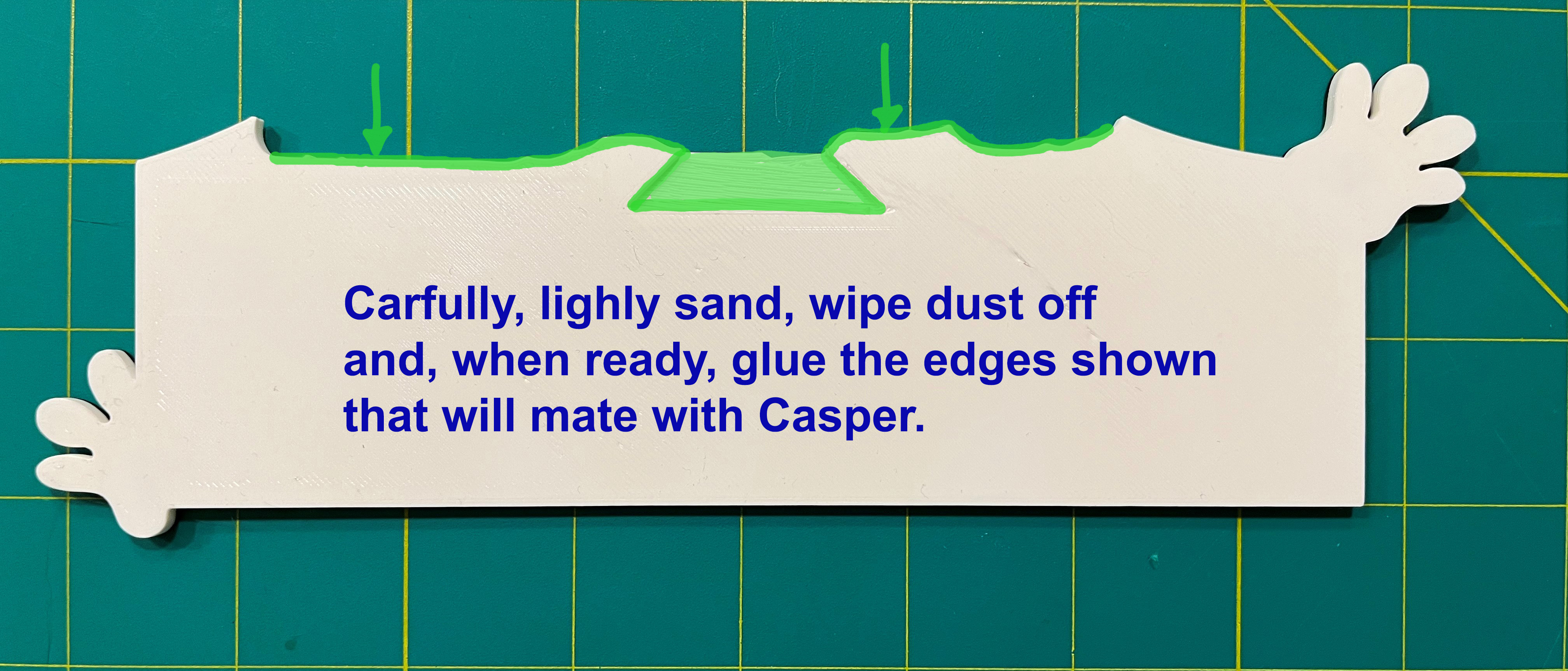 "Casper" door welcome sign by Ozzy The Artist | Printables Store