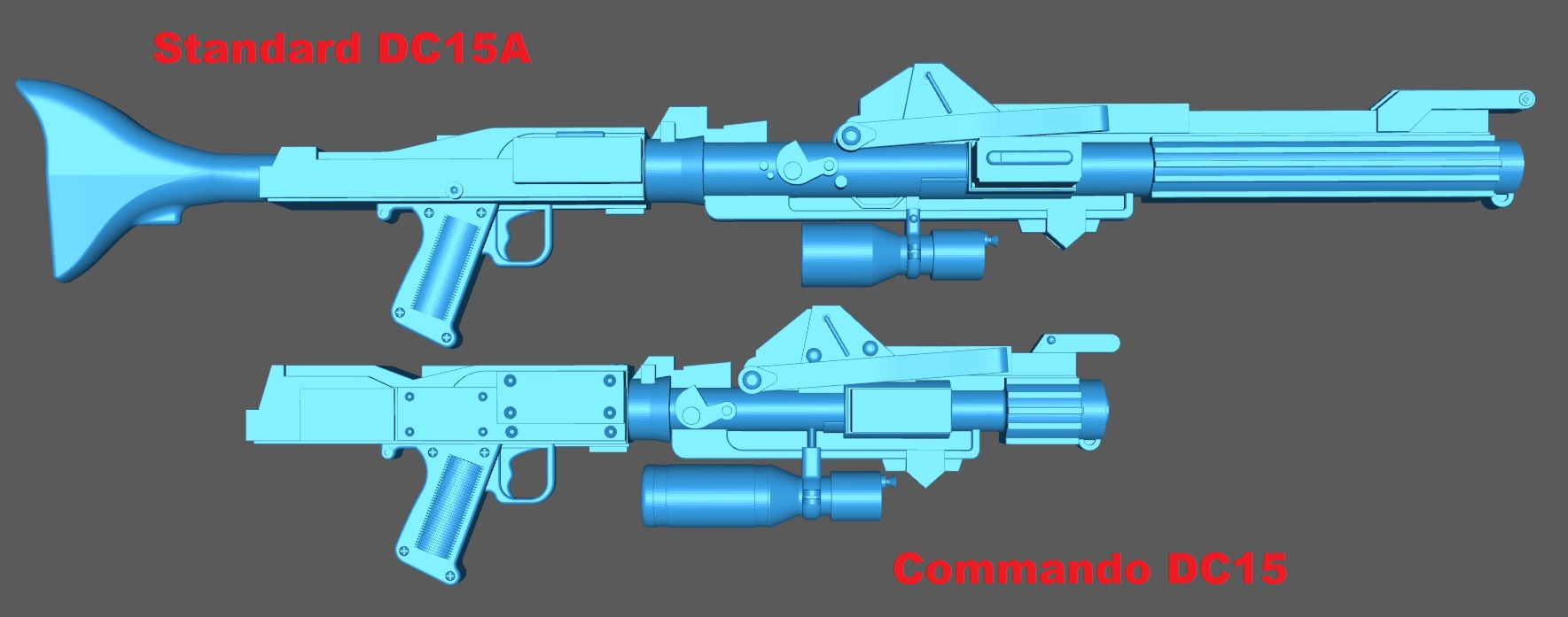 Republic Commando DC15 short clone commando rifle for custom Star Wars ...