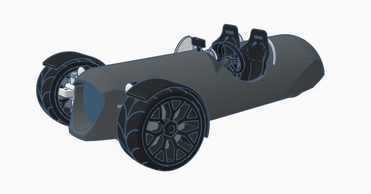E 3-Wheeler Morgan by Mr. Smith | Download free STL model | Printables.com