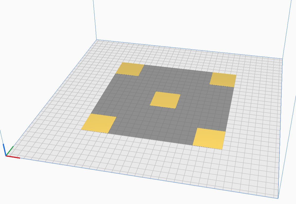 200x200 bed level test by printyboi | Download free STL model ...