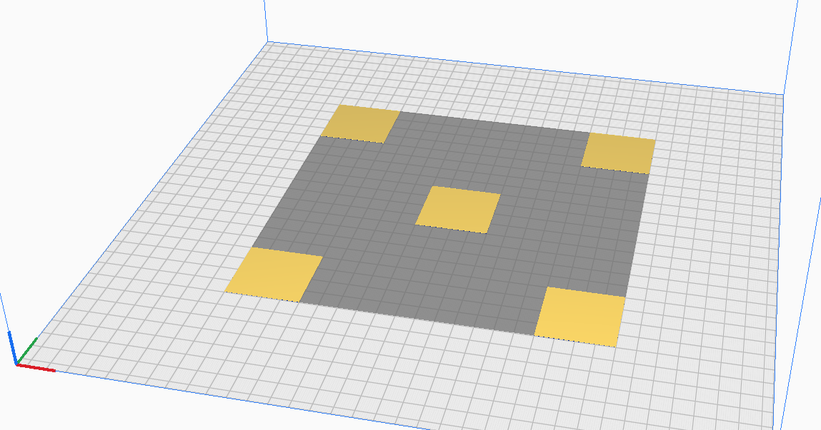 200x200 bed level test by printyboi | Download free STL model ...