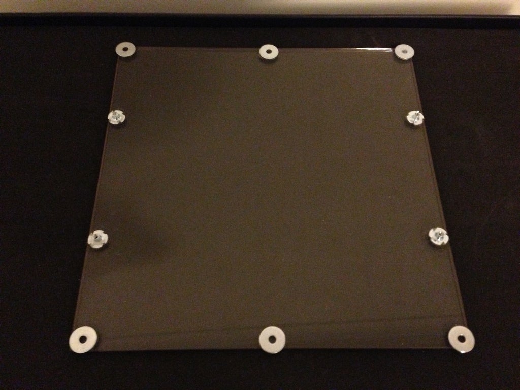 Ultimaker Glass Heated Bed & 3-point Levelling by Murat | Download free ...