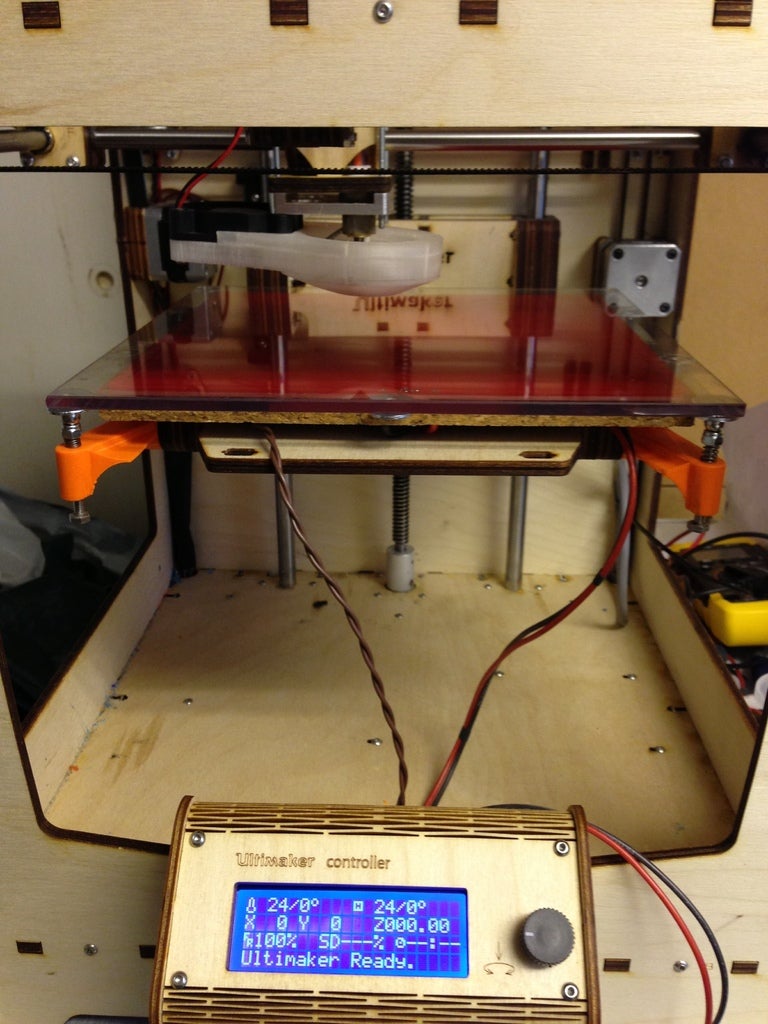 Ultimaker Glass Heated Bed & 3-point Levelling by Murat | Download free ...