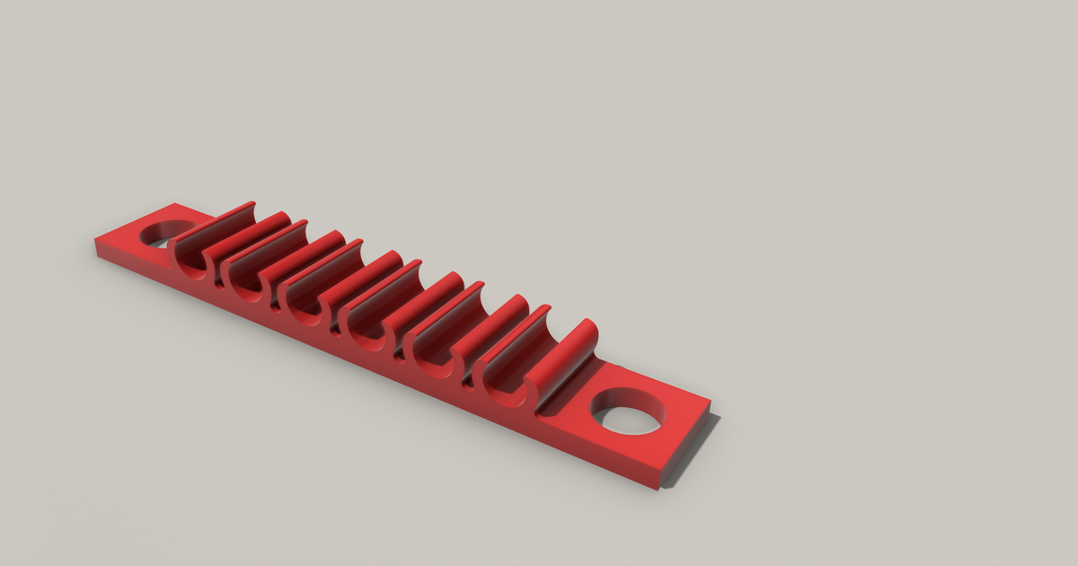 Pneumatic Cable Comb for 4mm Tubing by Maximilian Koch | Download free ...