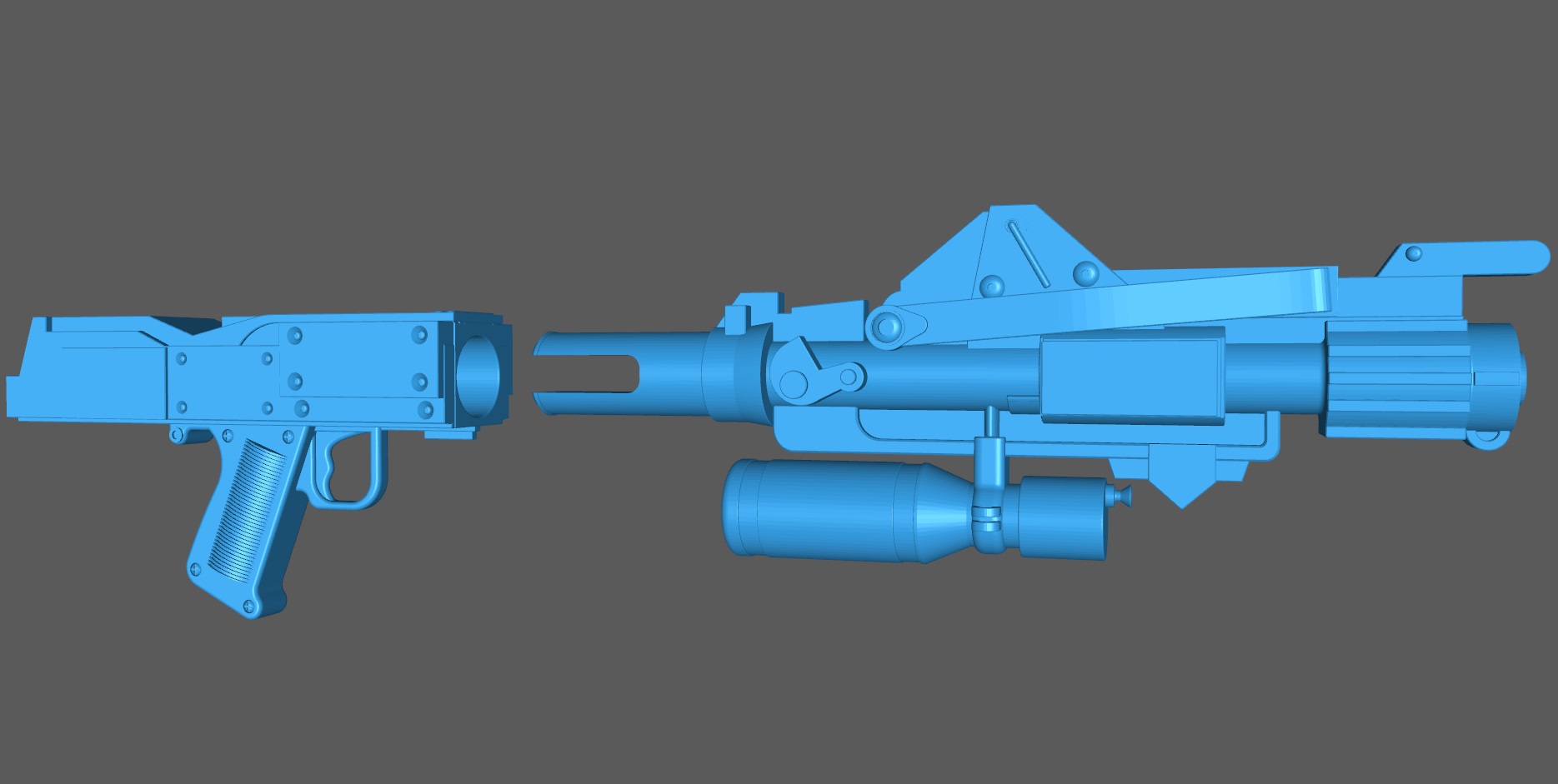 Interchangeable swivel version Republic Commando DC15 short clone ...