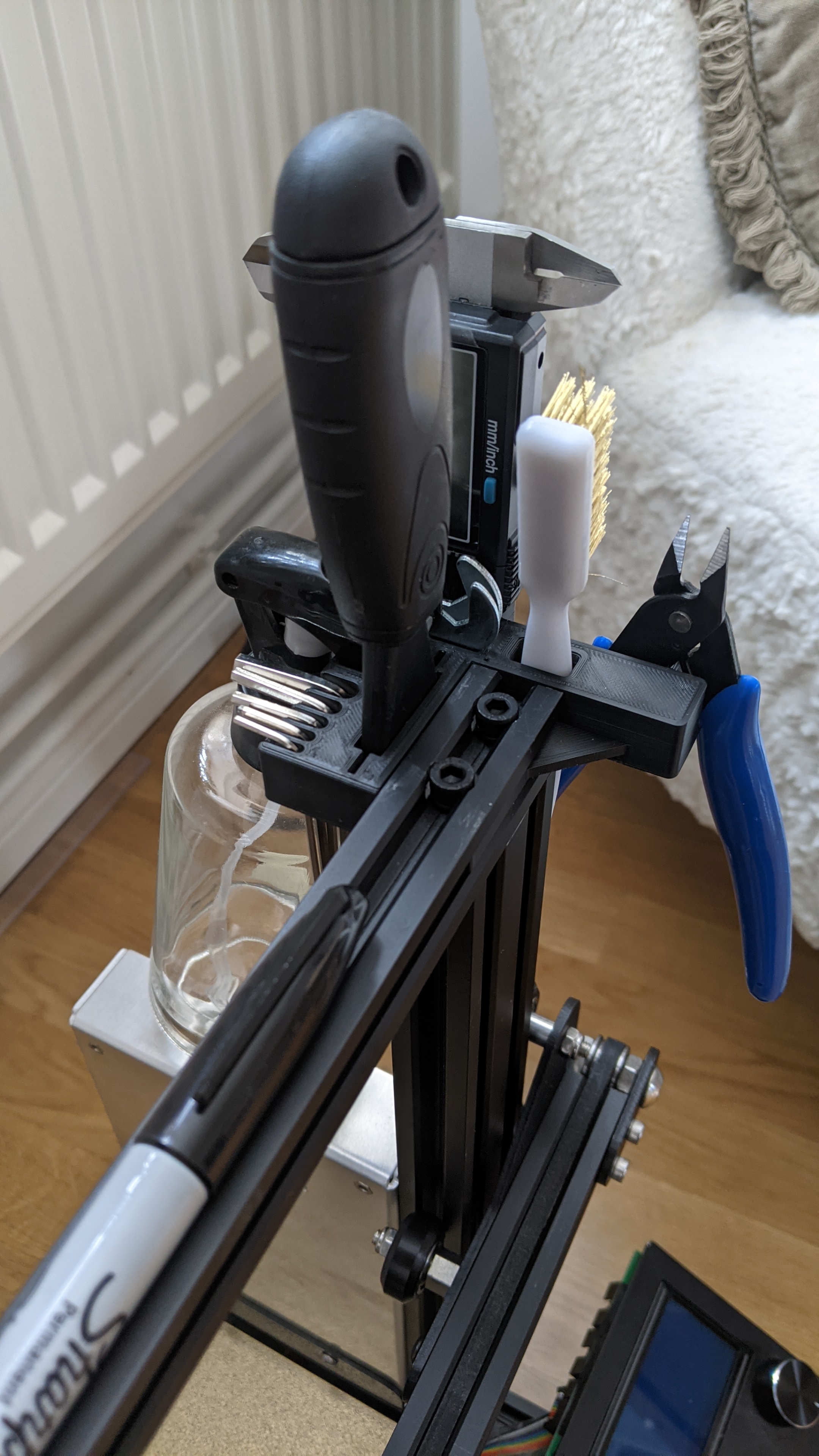 Adapted almost perfect Ender 3 Tool Holder by Tonis Designs | Download ...