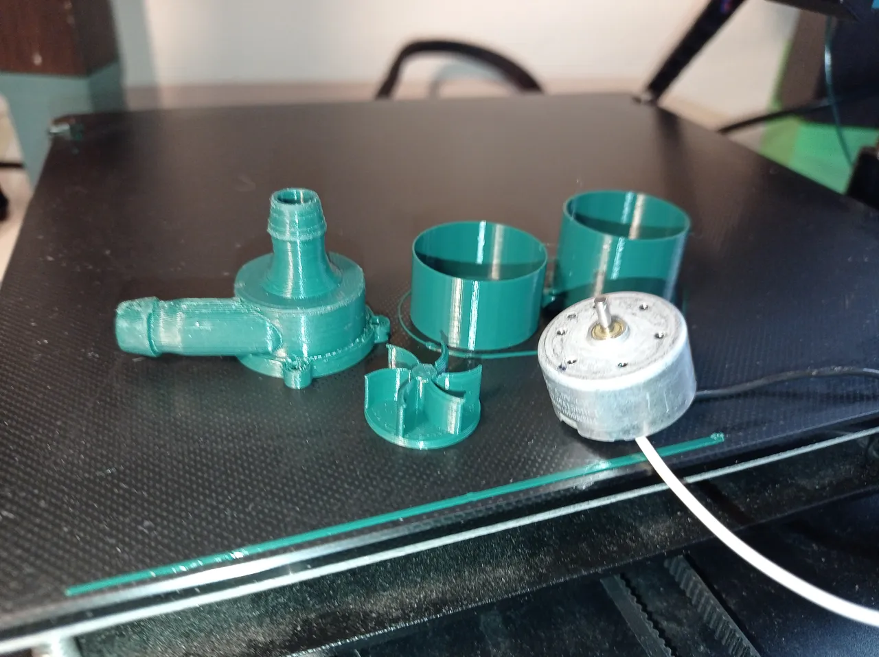 Mini water pump by Komia custom | Download free STL model | Printables.com