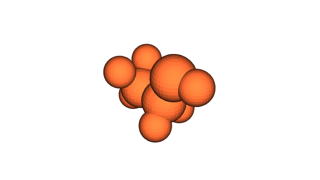 Ethanol Space-Filling-Model by Red Pinguin | Download free STL model ...
