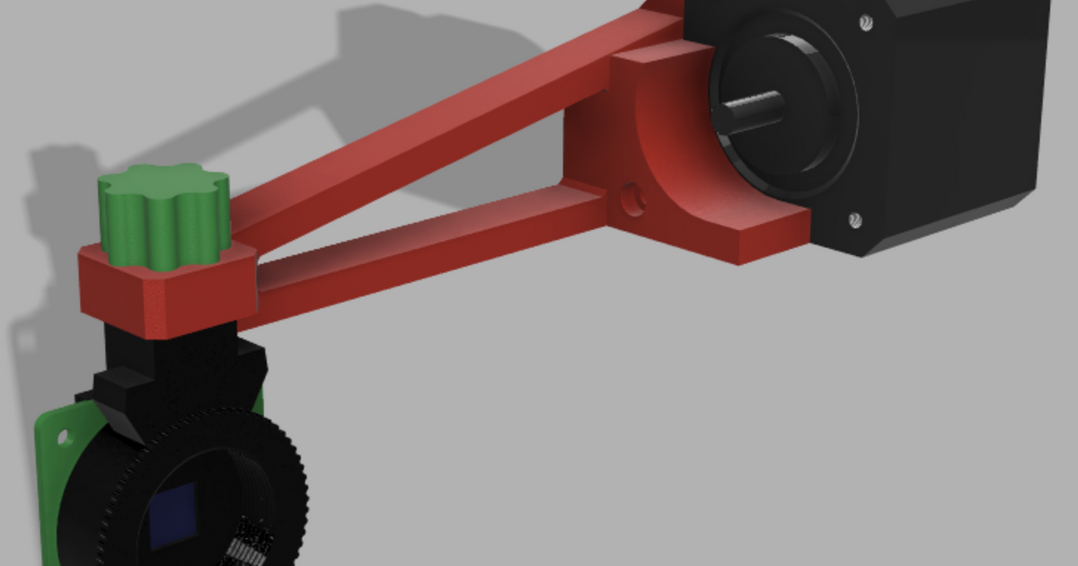 Raspberry Pi HQ camera mount x-axis for Prusa I3 MK3/S/S+ by h0rsty ...