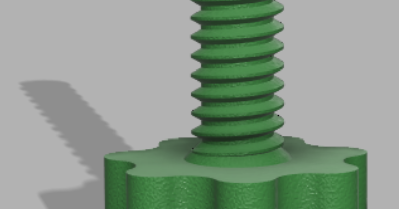 1/4" 20 tripod threaded screw by h0rsty | Download free STL model ...