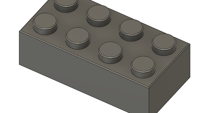 Lego Brick 4x2 by Fudge | Download free STL model | Printables.com