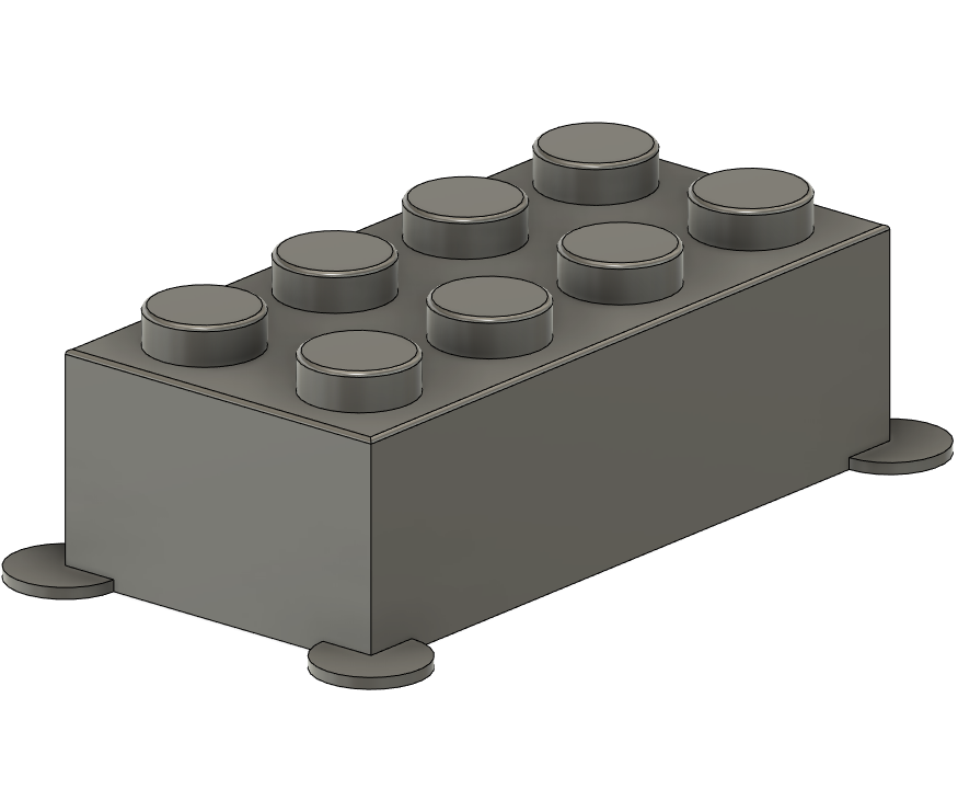 Lego Brick 4x2 by Fudge | Download free STL model | Printables.com