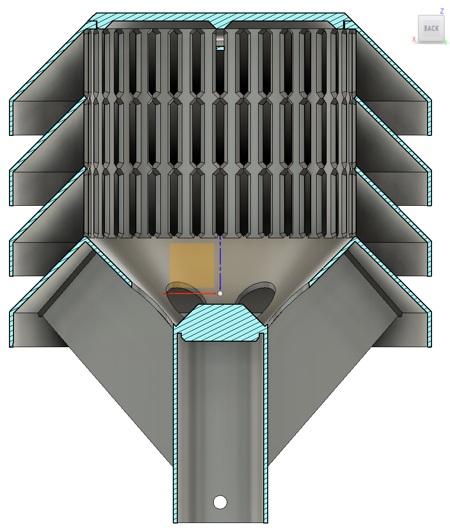 Stevenson screen for mounting on 3/4" electrical conduit by JellyTitan ...