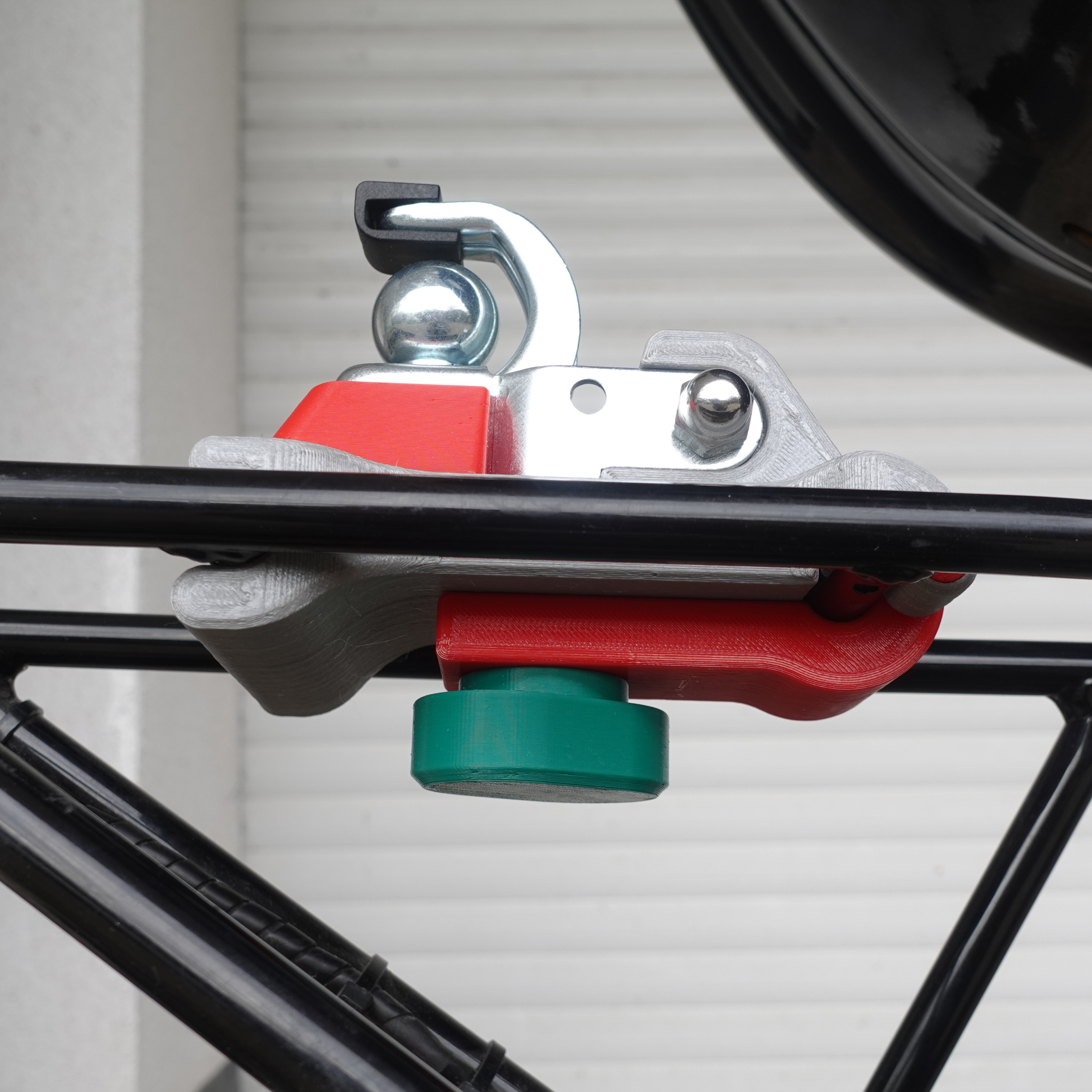 Bike trailer hitch adapter for rear rack (FreeCAD) by NUeB | Download ...