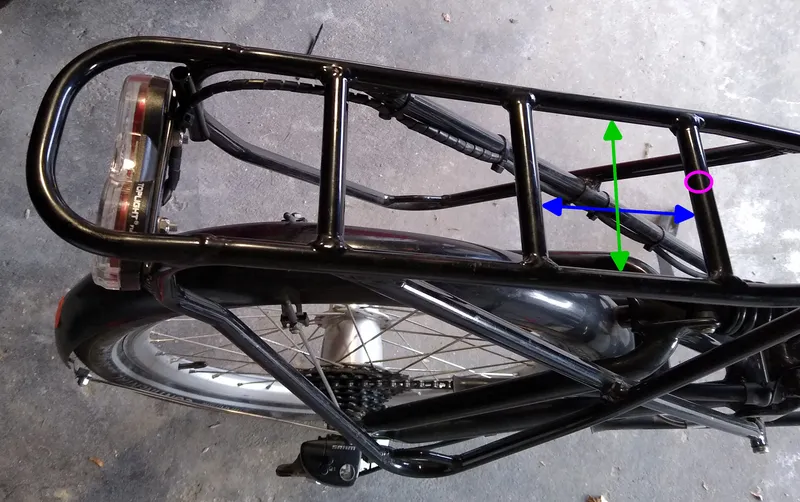 Bike trailer hitch adapter for rear rack (FreeCAD) by NUeB | Download ...