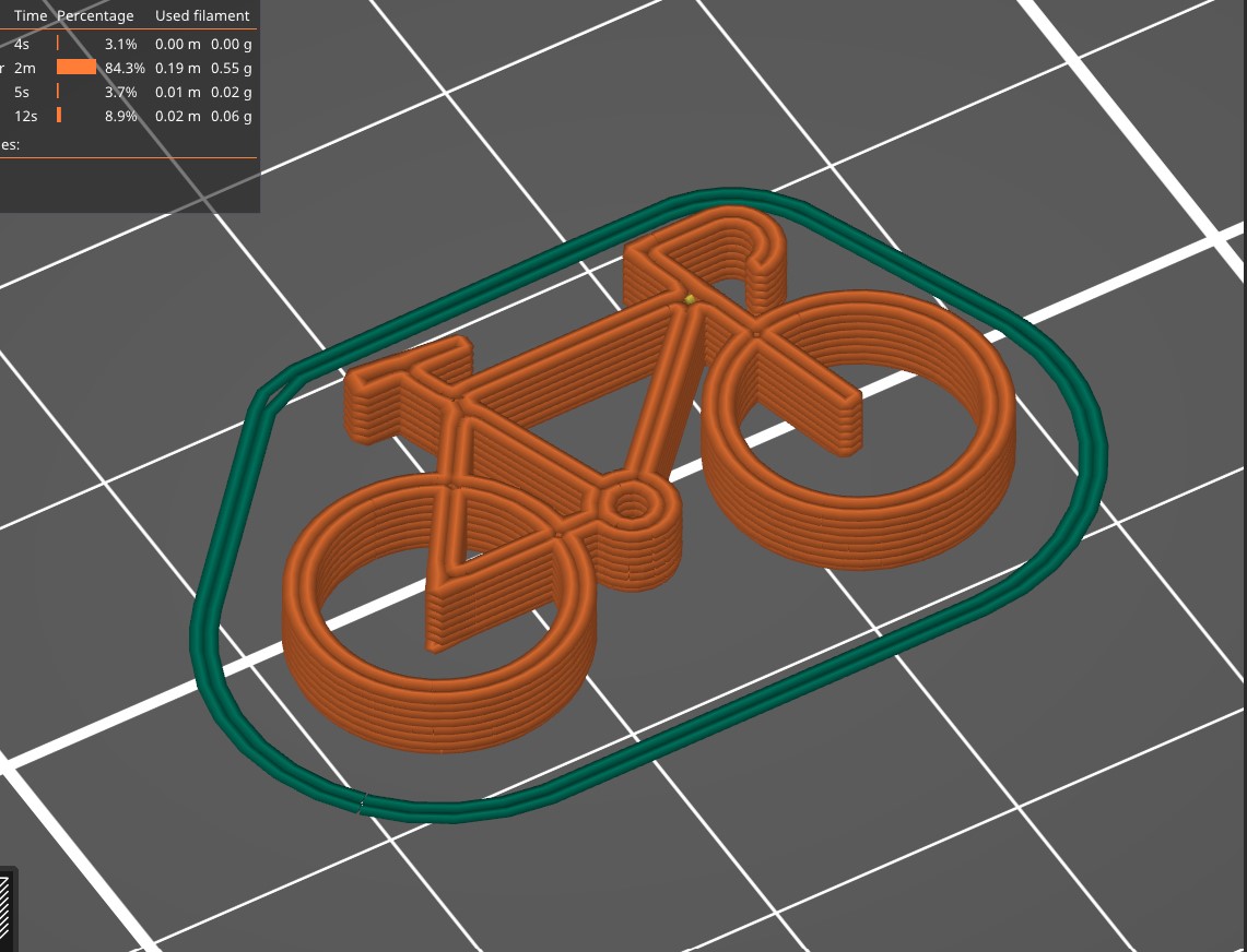 Bicyle/Bike Keyring by Tmpx64 | Download free STL model | Printables.com