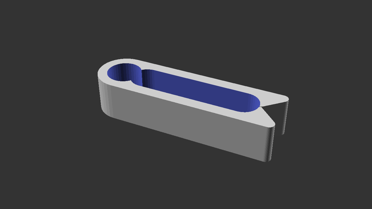 Parameterized Cable Clip by Judy2k | Download free STL model ...