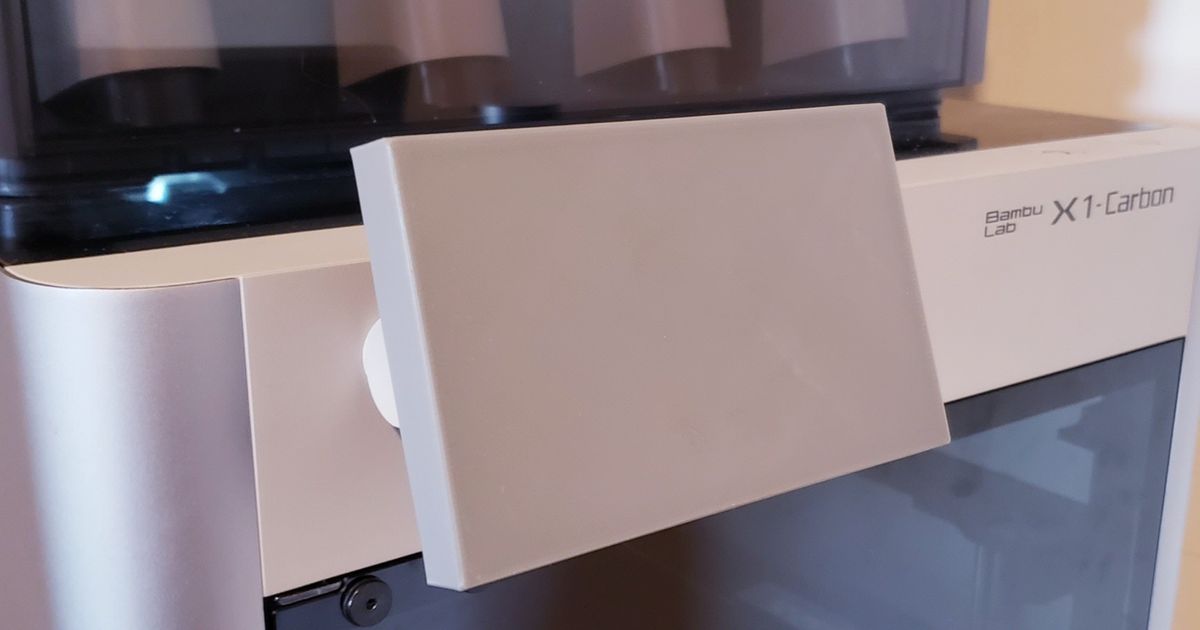 Bambu labs X1 cover by Hobby printing | Download free STL model ...