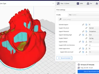 Skull in Flames by Desertpilot | Download free STL model | Printables.com