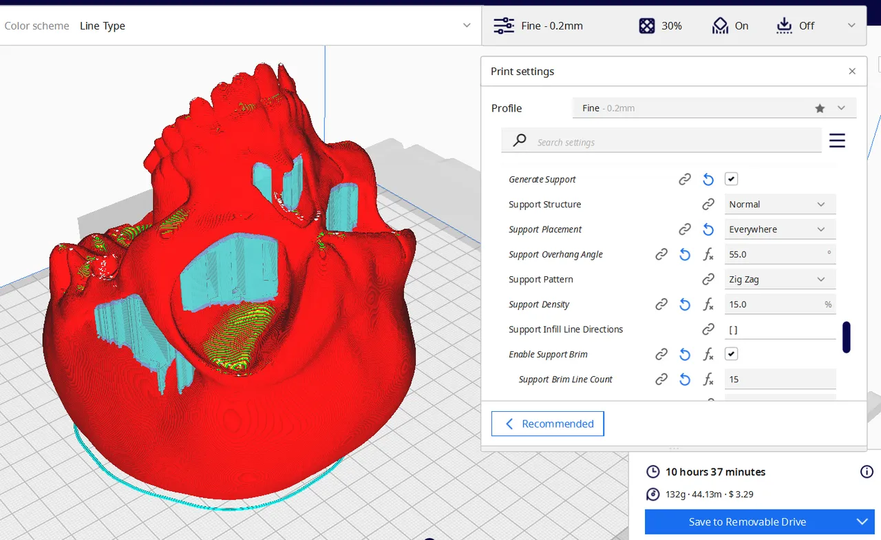 Skull in Flames by Desertpilot | Download free STL model | Printables.com